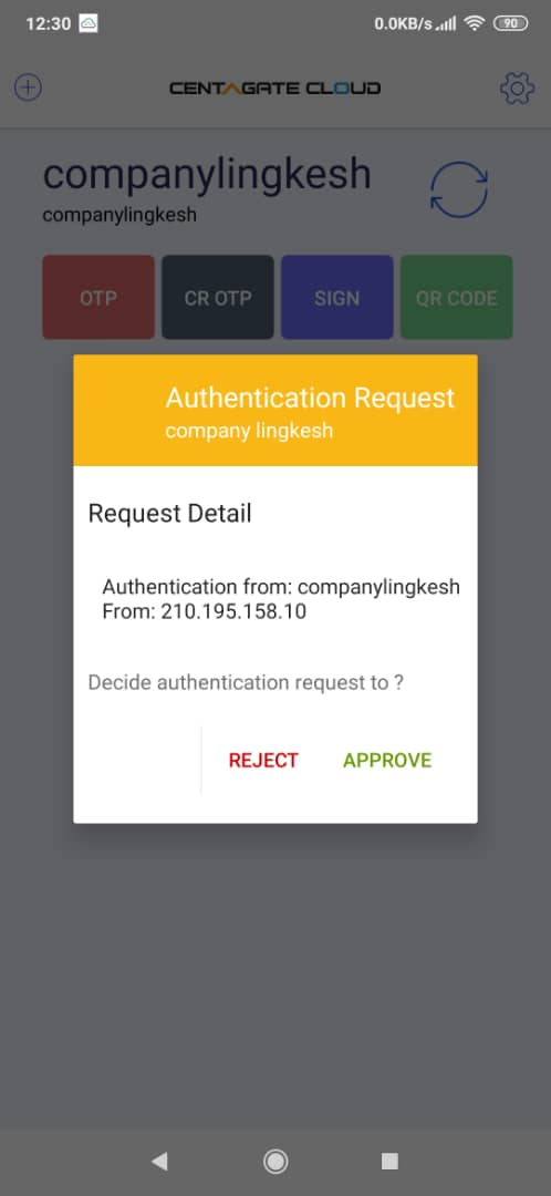 QR Code Authentication