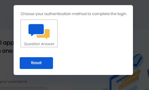 Security Question & Answer Authentication